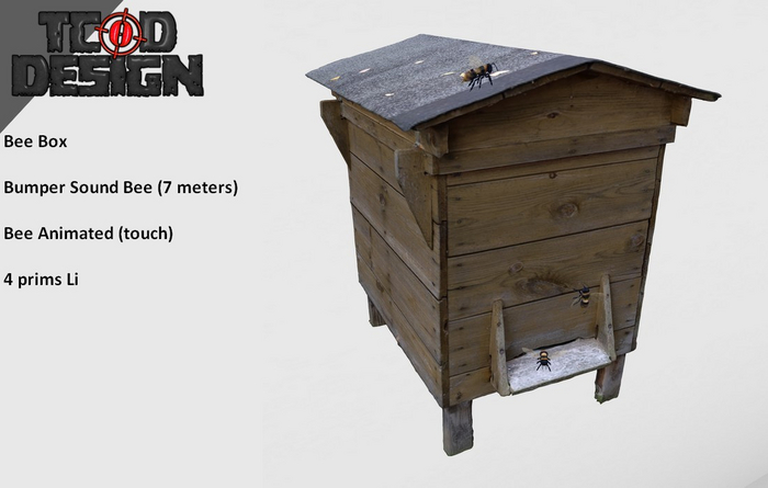 Second Life Marketplace - Bee Box [Bumper Sound Bee]...